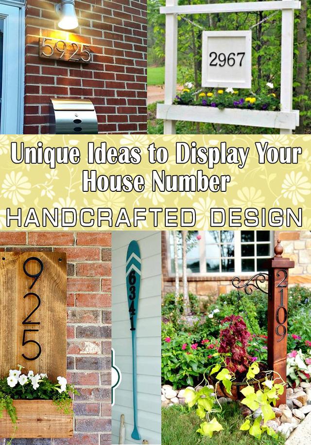 Display House Number Ideas